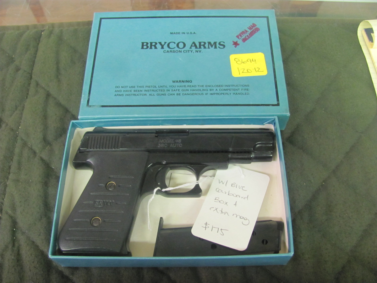 Bryco Arms Model 48 380 Auto Used Pistol .380 Acp For Sale at ...