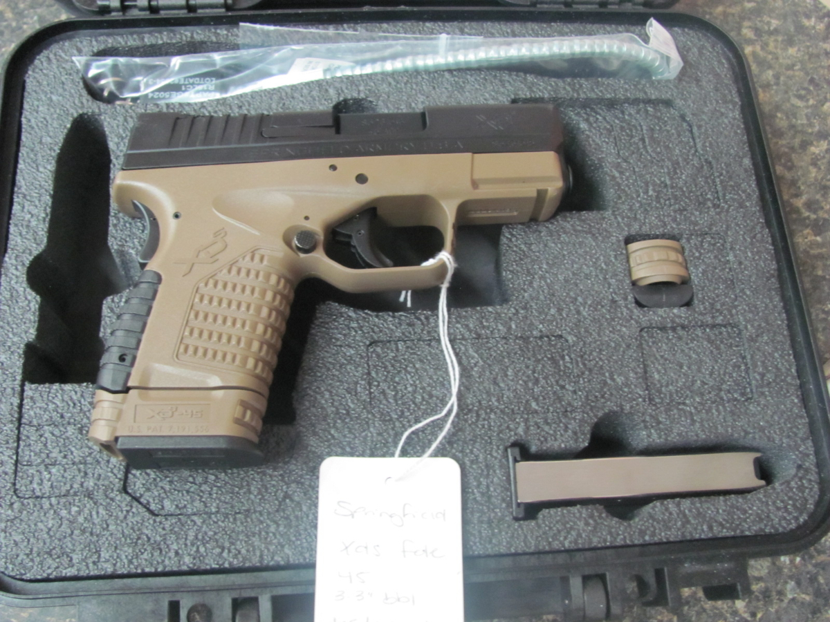 Springfield Xds-45 Fde New In Box .45 Acp For Sale at GunAuction.com ...