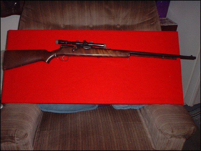 SPRINGFIELD BOLT ACTION SPRINGFIELD 86 C , 22 cal. RIFLE WITH SCOPE