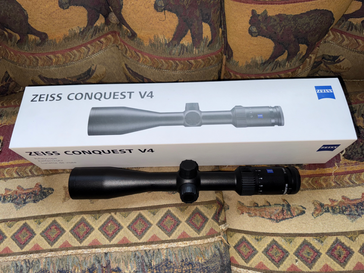 3-12x44 Zeiss Conquest V-4 Zbr-1 Reticle 91 Rifle Scope Nib Super Sale ...