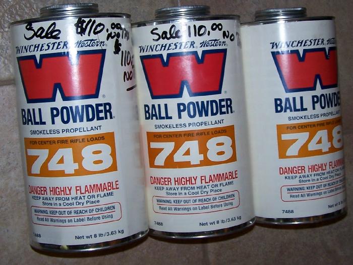 Winchester 748 Powder (3) 8 Lb Kegs Super Sale For Sale at GunAuction ...