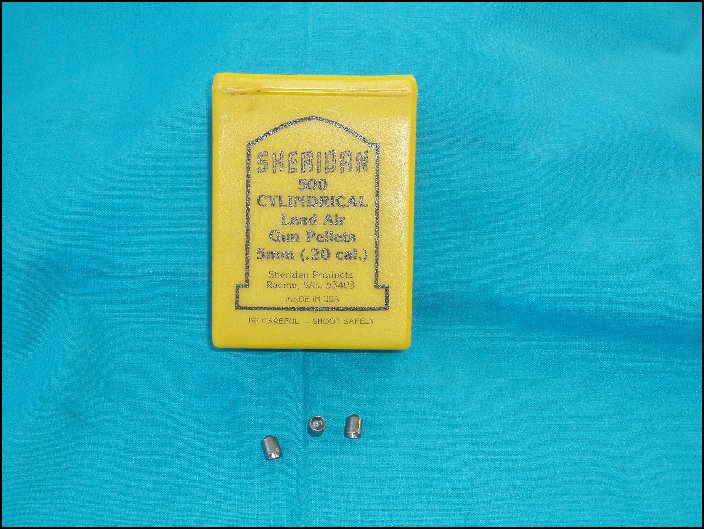 Sheridan 5mm (.20 Cal) Cylindrical Lead Pellets For Sale at GunAuction ...
