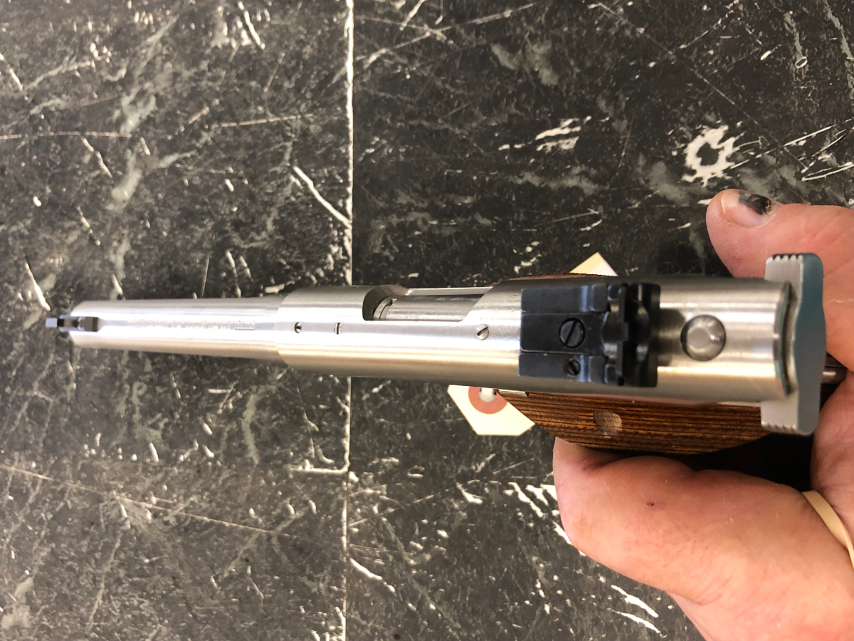 Ruger Mark Ii Target, Stainless H1715 .22 Lr For Sale at GunAuction.com ...