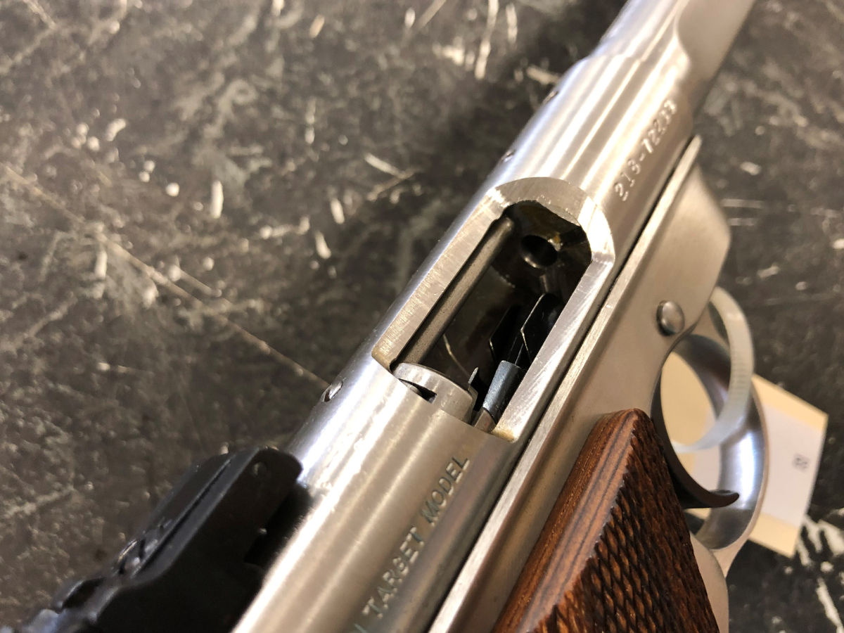 Ruger Mark Ii Target, Stainless H1715 .22 Lr For Sale at GunAuction.com ...