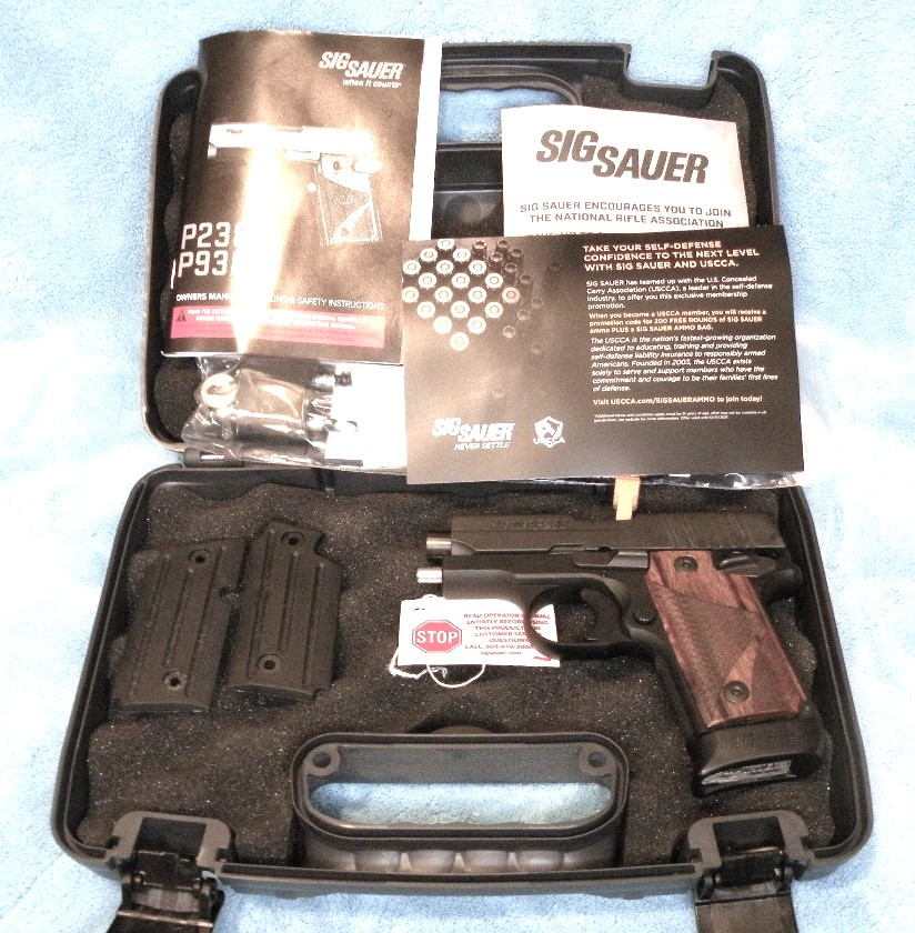 SIG SAUER P-238 P 238 380 ACP Used / Like New in Original Case w/papers ...