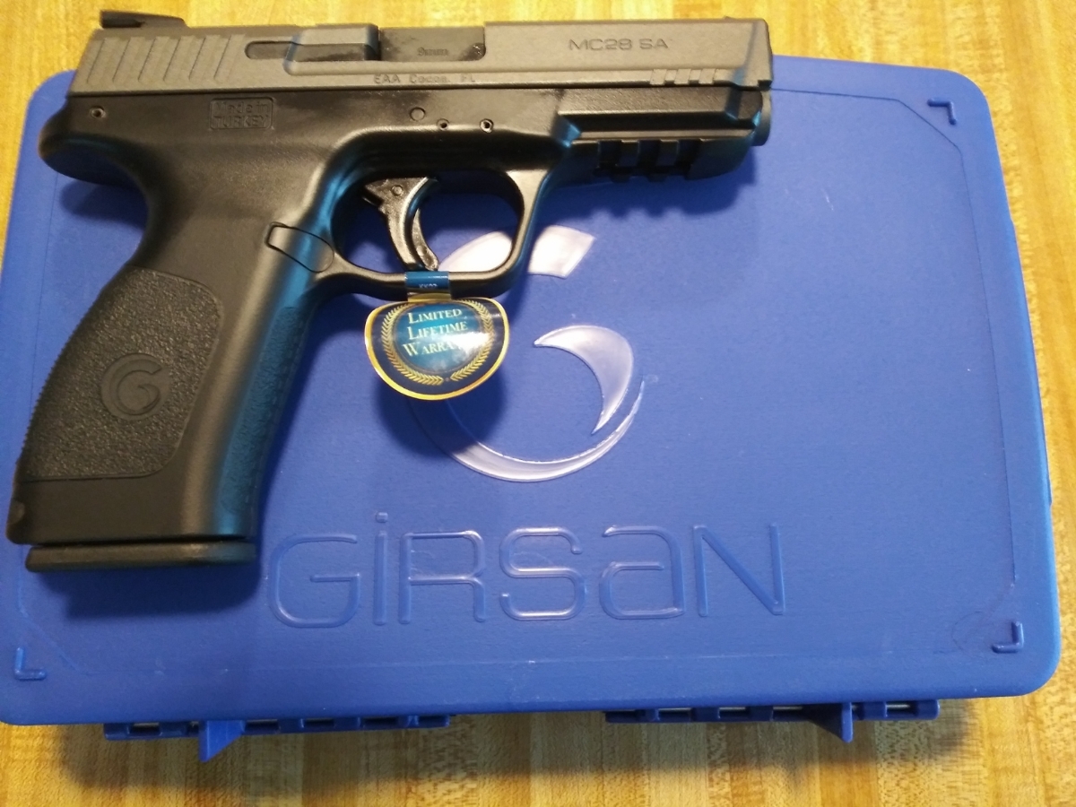 Eaa Girsan Nib Two-Tone Mc28sa 18 Round Semi-Auto Pistol. 9mm Luger For ...