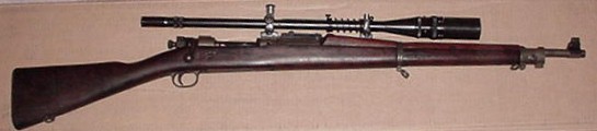 Springfield Armory (Springfield, Mass) 1903A1 USMC Sniper Rifle () with ...