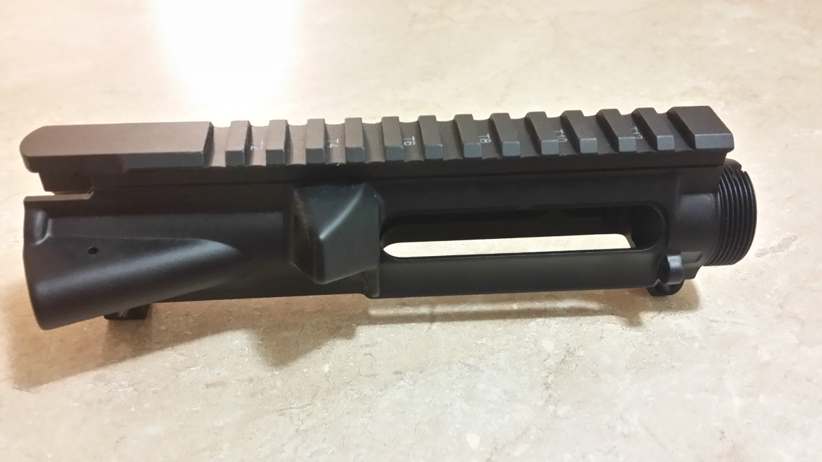 Jd Machine Tr1 M4 Stripped Upper Receiver, 7075 T6 Alloy Type Iii Hard ...