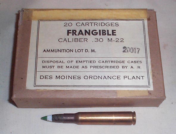 30-06 Ww2 Frangible Ammo Full Box M-22 For Sale at GunAuction.com - 5909785