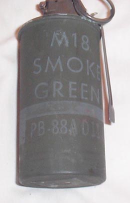 M18 Green Smoke Grenade