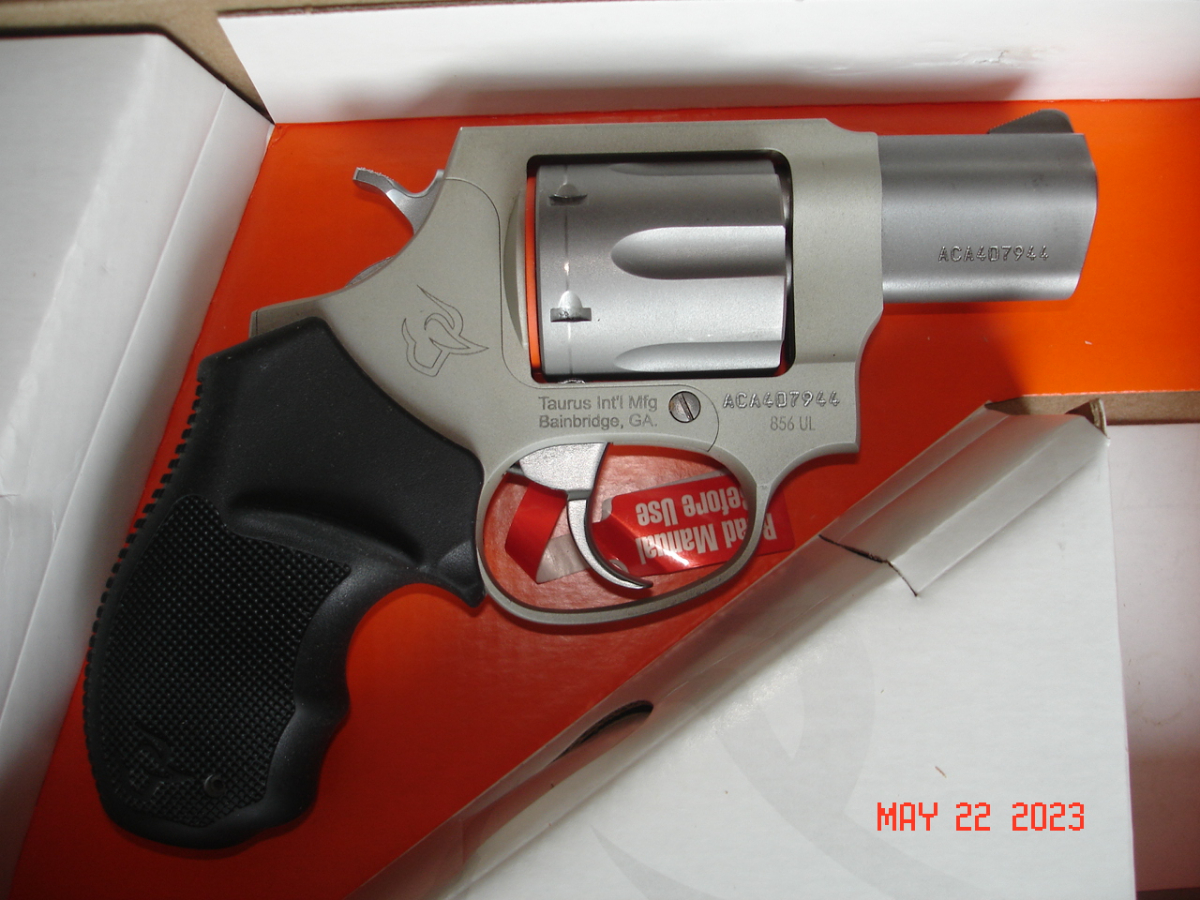 Taurus 856UL ultra light .38spl revolver mfg# 2-856029UL. Matt/natural ...