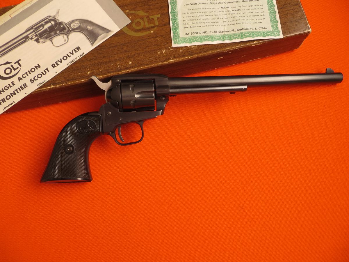 Colt Single Action Buntline Scout, .22lr .22 Lr For Sale at GunAuction ...