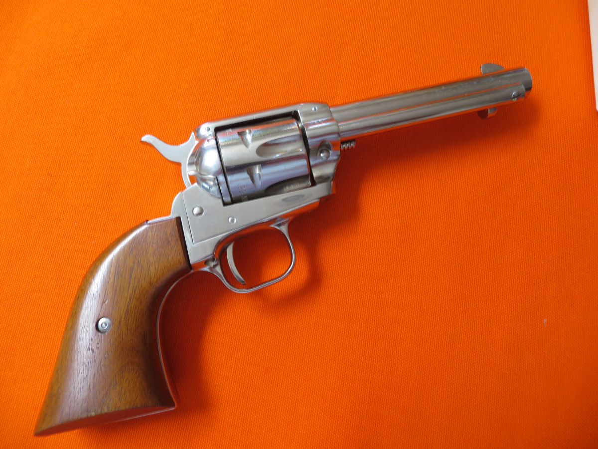 Colt Frontier Scout Dual Cylinder Nickel, 1966 .22 Magnum For Sale at ...