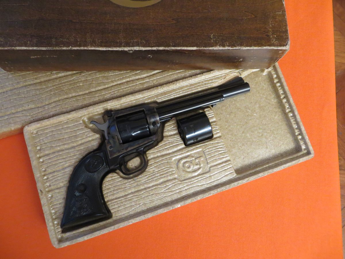 Colt New Frontier .22 Dual Cylinder .22 Lr For Sale at GunAuction.com ...
