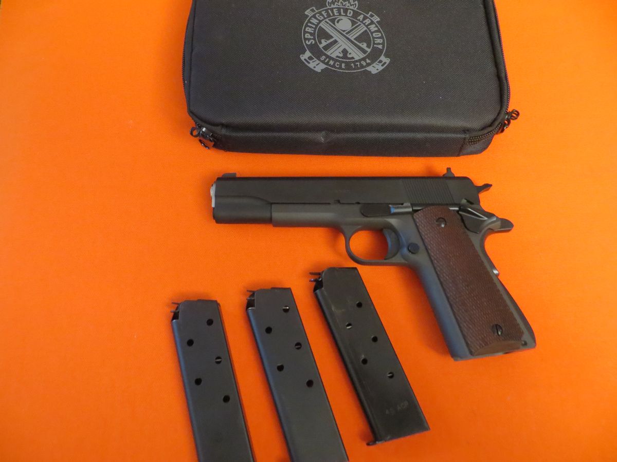 Springfield Armory 1911 Mil-Spec In Box .45 Acp For Sale at GunAuction ...
