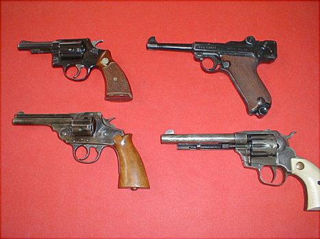 German Erma 22 And Three Revolvers For Sale at GunAuction.com - 8925443