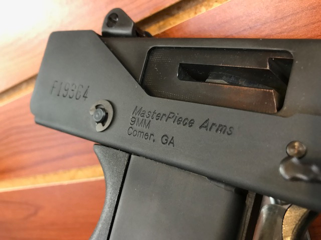 Mpa930t Masterpiece Arms 9mm Mini Pistol Top Cocker Threaded Barrle ...