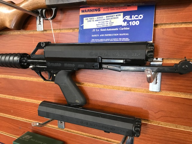 Calico M-100 Folder .22lr Includes 2-100 Rd Magazines .22 Lr For Sale ...