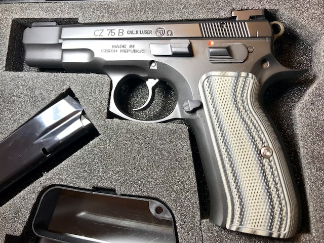 One Owner Cz 75 B 9mm Includes Cz 75 Kadet2 .22lr Conversion Kit 3 Mags ...