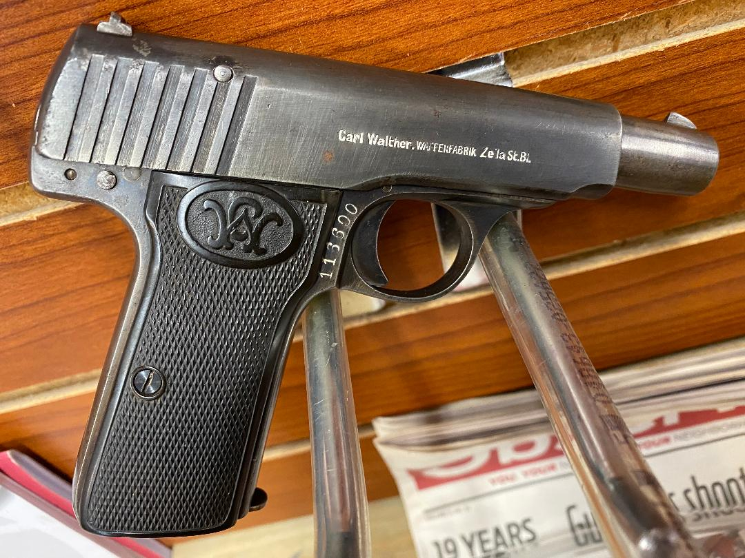 MODEL 4 WALTHER #116600 1916 WWI GERMAN PROOF MARK