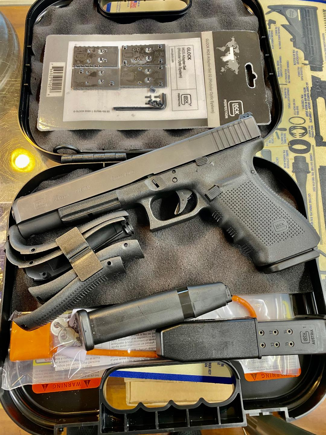 Glock 40 Gen4 10 Millimeter 6 Inch As New One Owner Elderly Unfired All ...