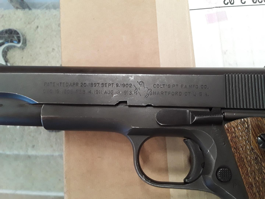 U.S. Colt 1911 #2351893 (1945) Service Grade Original Grips One ...