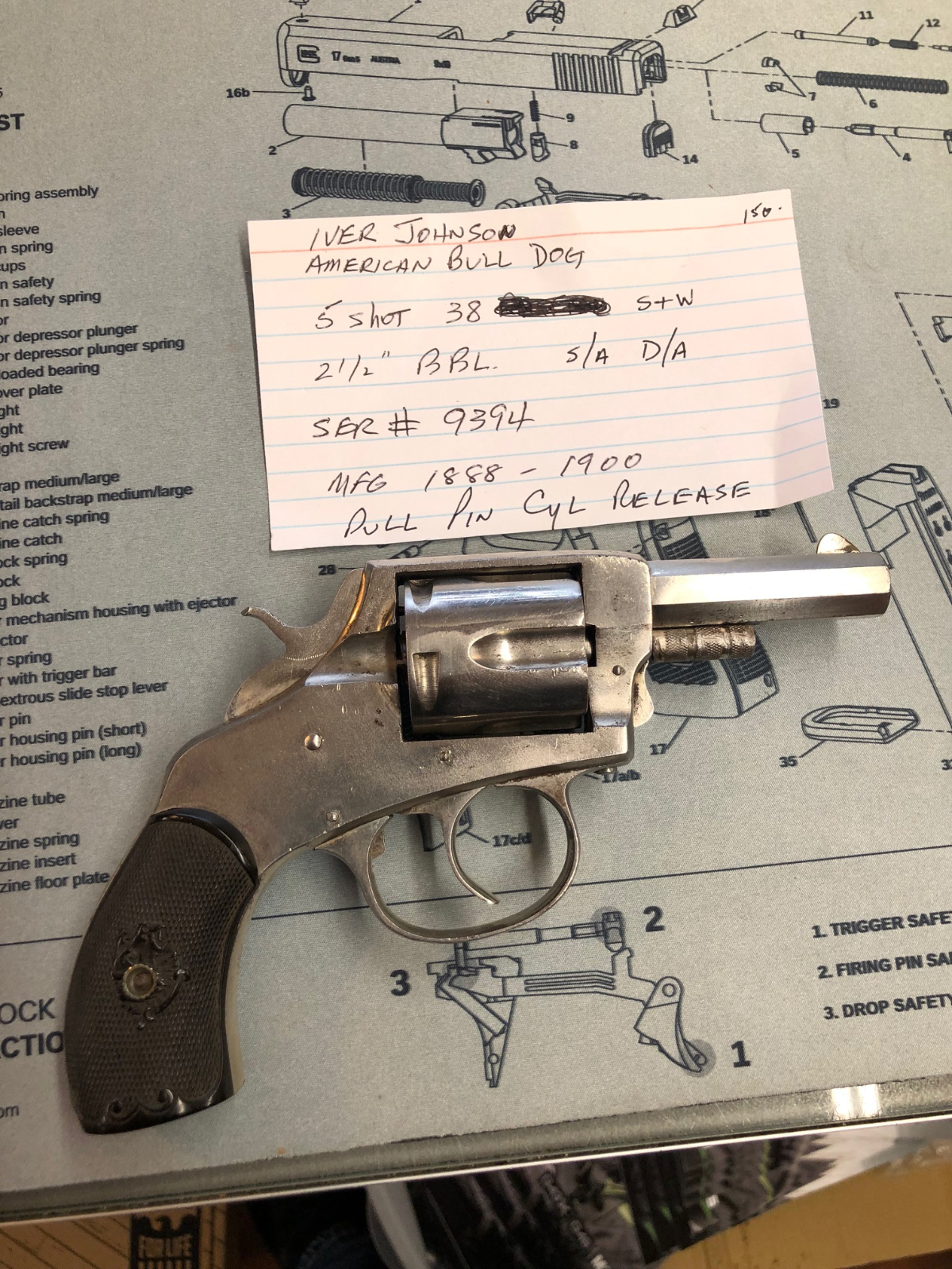 Iver Johnson American Bulldog .38 S&W For Sale at GunAuction.com - 17170061