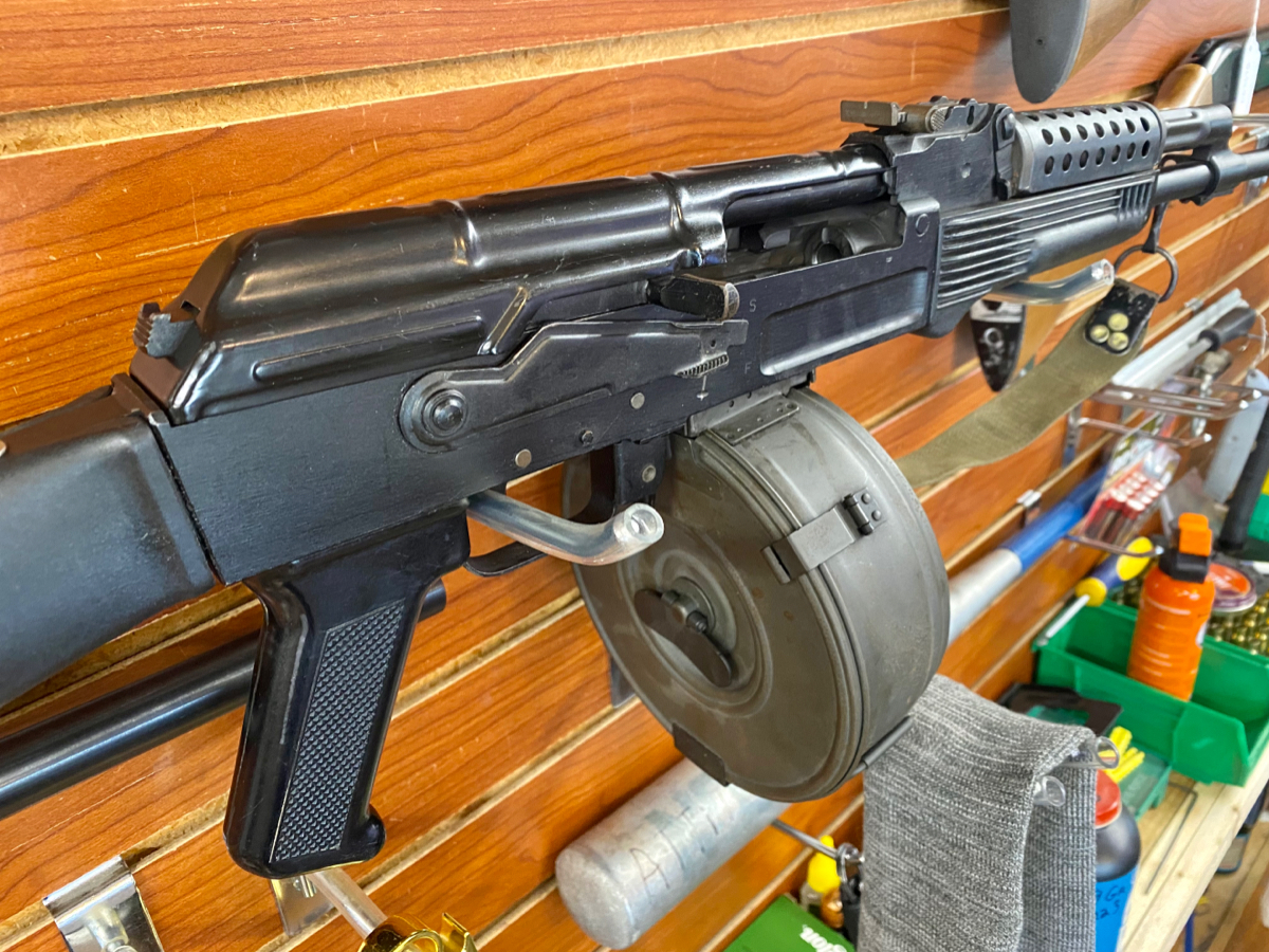Arsenal Inc SA-93 milled receiver Arsenal Bulgarian with drum 7.62x39 ...