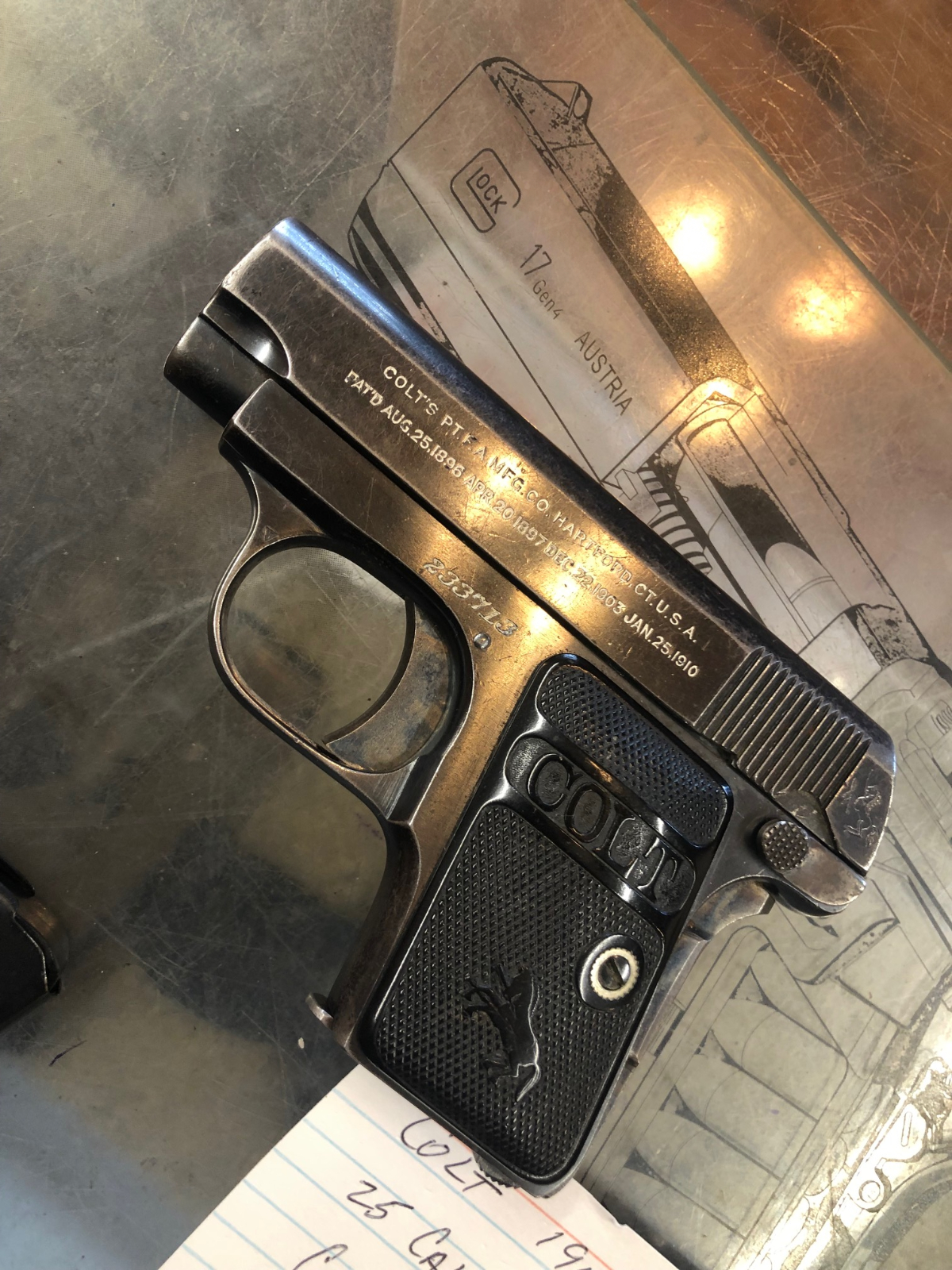 Colt 1908 25 Acp .25 Acp For Sale at GunAuction.com - 17229425