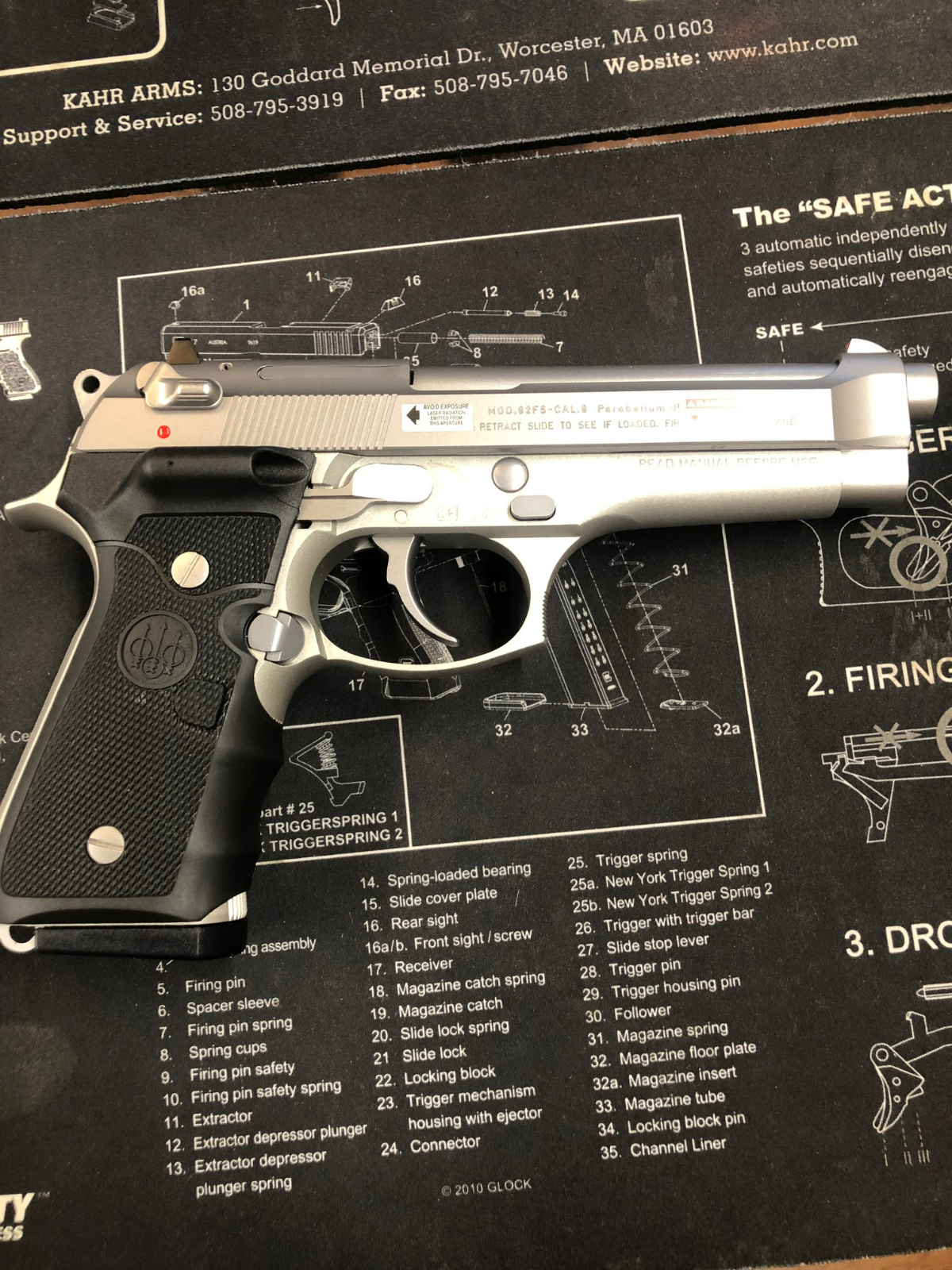 Beretta 92fs Grey Ghost 9mm Luger For Sale at GunAuction.com - 17243047