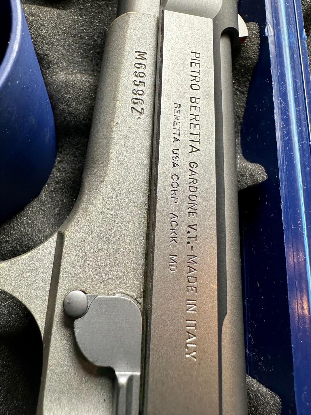 Beretta 92fs Inox Made In Italy Three Magazines And Original Box # ...