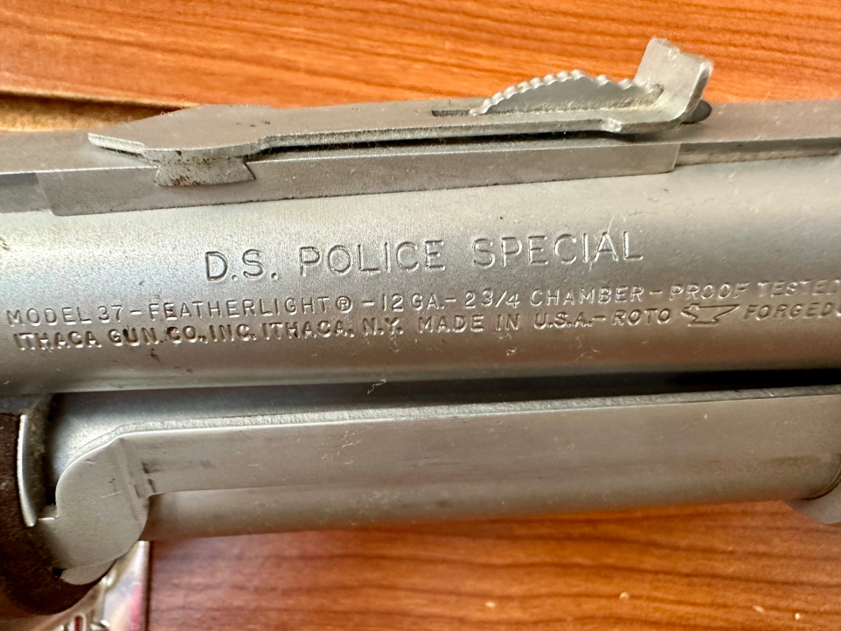 Ithaca Model 37 Ds Police Special Marine Coat 20.5 12 Ga For Sale at GunAuction.com - 17291539