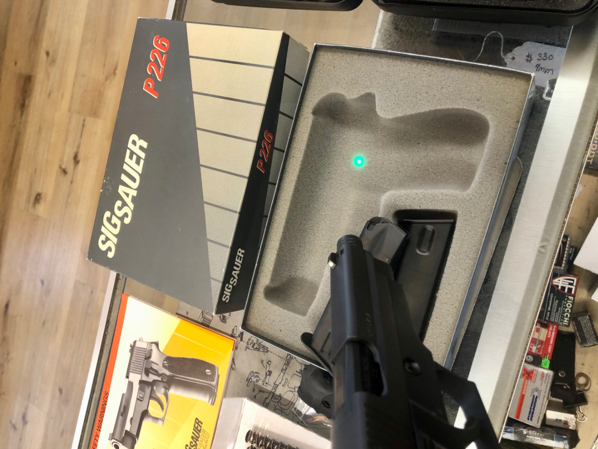 Sig Sauer P226 Loaded Green Guide Rod Laser, 22lr Conversion Kit And ...