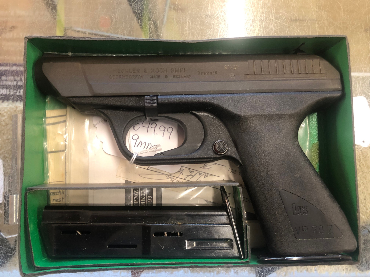 Heckler & Koch Hk Vp 70 Z 9mm Luger For Sale at GunAuction.com - 17333371