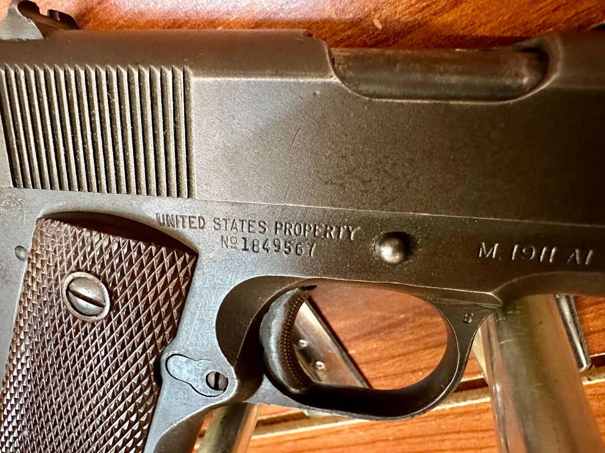 Ithaca M 1911 A1 U.S. Army "United States Property" #1849567 12 Ga For ...