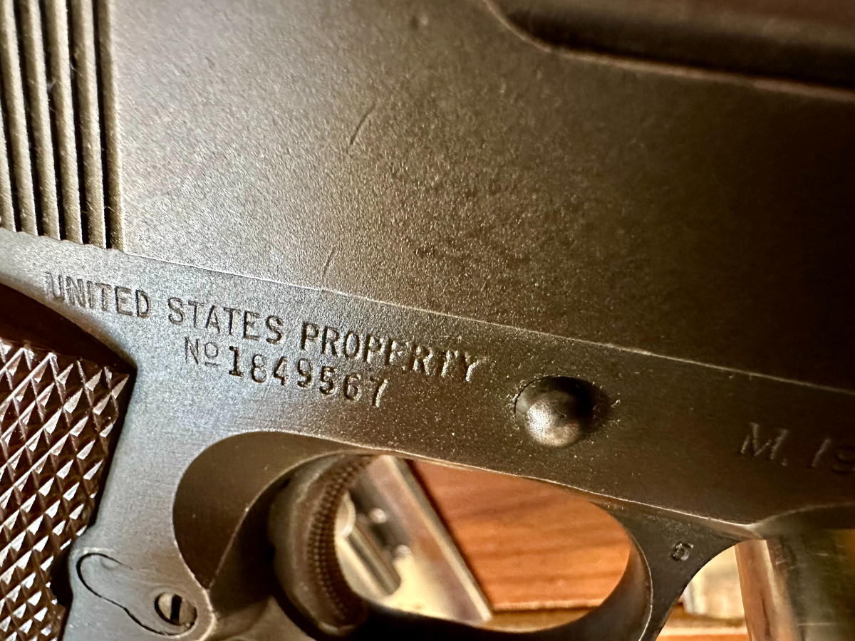 Ithaca M 1911 A1 U.S. Army "United States Property" #1849567 12 Ga For ...