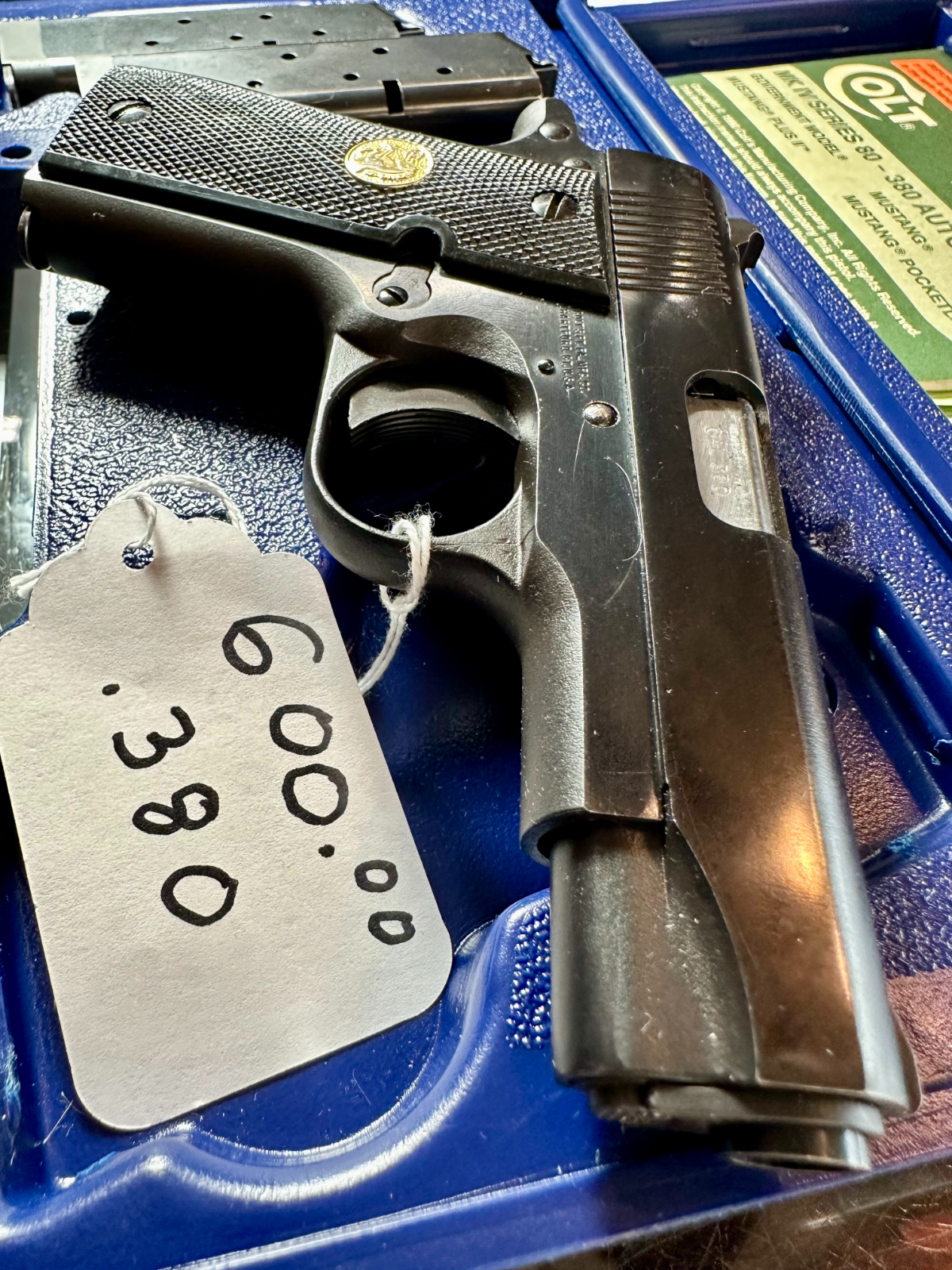 Colt Government Model .380 Mk Iv Series 80 Three Magazines Holster ...