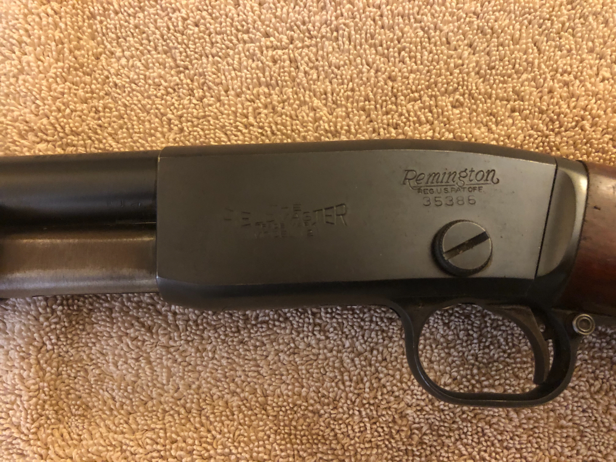 Remington Very Model 121 Smooth Bore 22 Cal Pump Shotgun 1940 Excellent ...