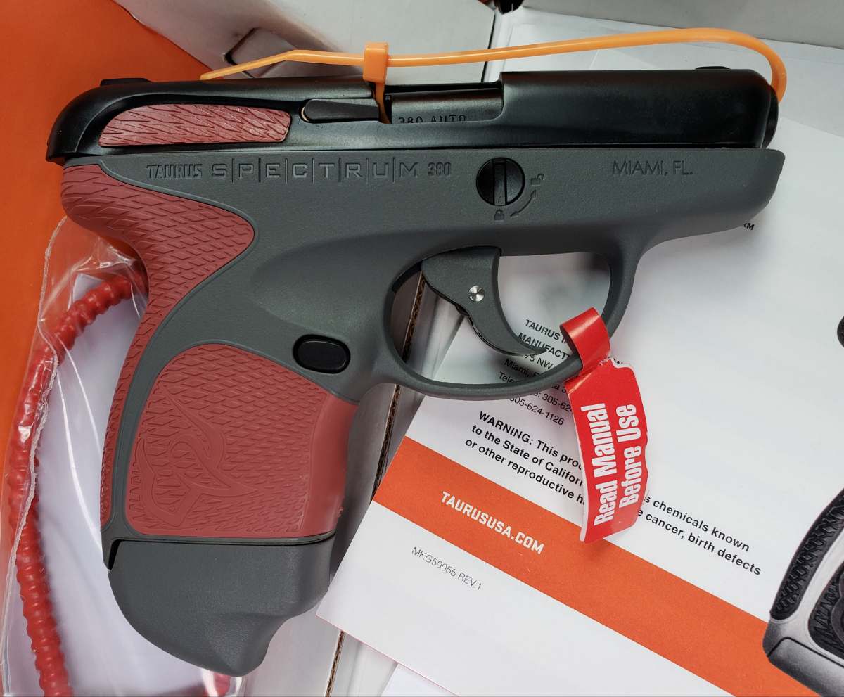 Taurus Spectrum .380 Acp Dao Striker Fired Pistol With A 2.8 Barrel New ...