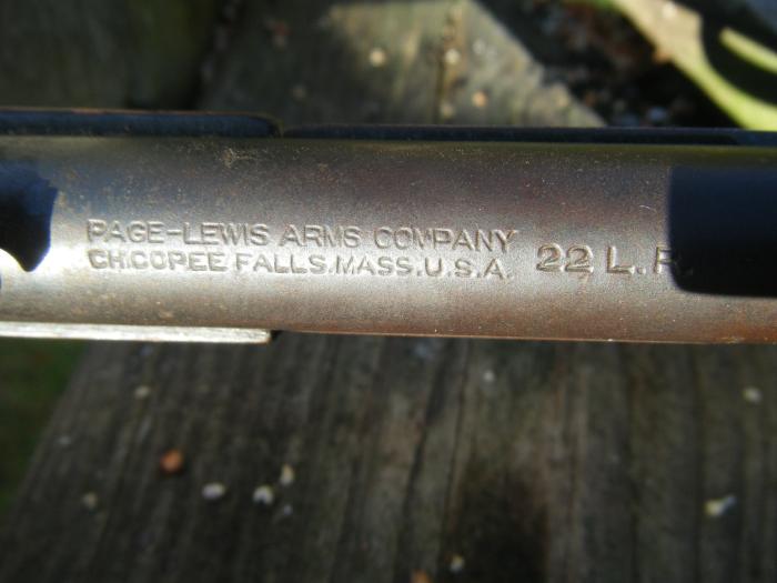 Page-Lewis Arms Co. Page & Lewis Model B Sharpshooter 22 Lr For Sale at ...