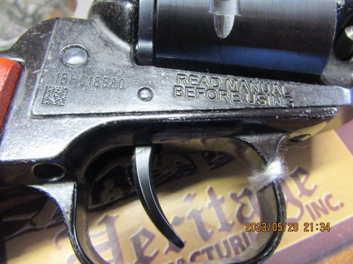 Heritage Rough Rider 22LR/22WMR excellent condition 2 cylinders ...