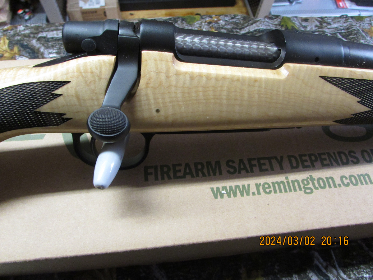 Remington Model 7 Cdl Maple Curly Stock 257 Roberts Unfired .257 ...