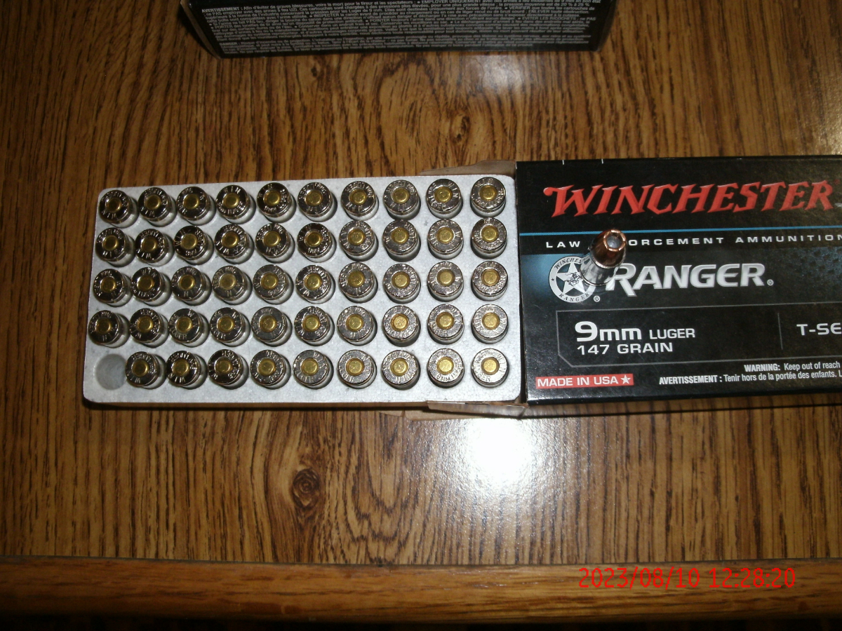 Winchester Ranger Talon 9mm 127+P+ HP 147 Ranger Talon Standard ...