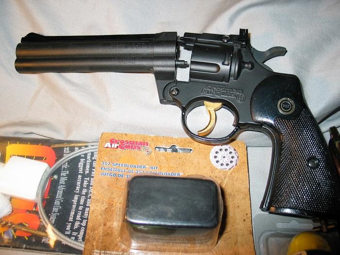 Crosman 357 Python Style Co2 6 Inch + Many Extras For Sale at ...
