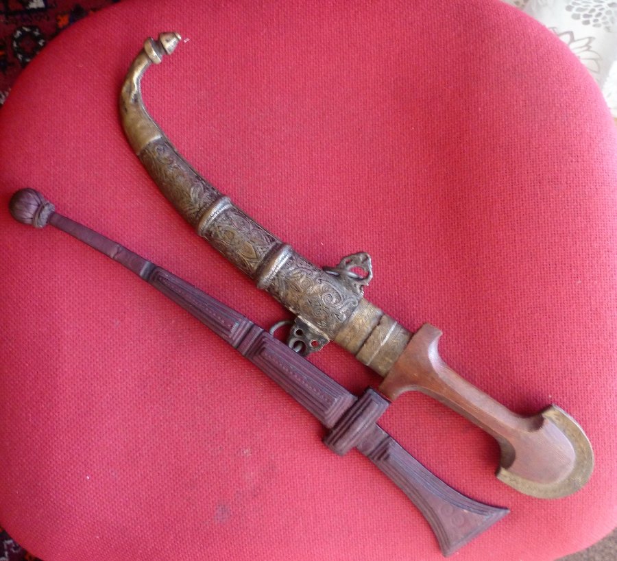 Two Vintage North African Daggers For Sale at GunAuction.com - 14772712