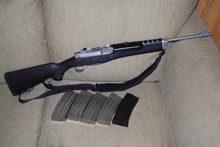 Sturm, Ruger & Co. Ruger Ranch Rifle Mini 14 223 with 5 30 rd Mags
