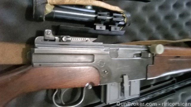 FRENCH MAS 49/56 1962 7.5X54MM + RUSSIAN AUTHENTIC 1944 PU SNIPER SCOPE ...