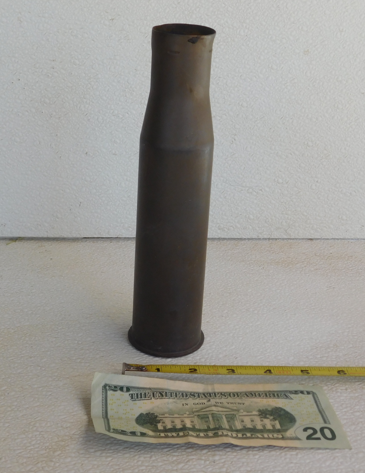 Wwii Us Military 37mm M16 Brass Shell Casung Smc 1942 Original Inert ...
