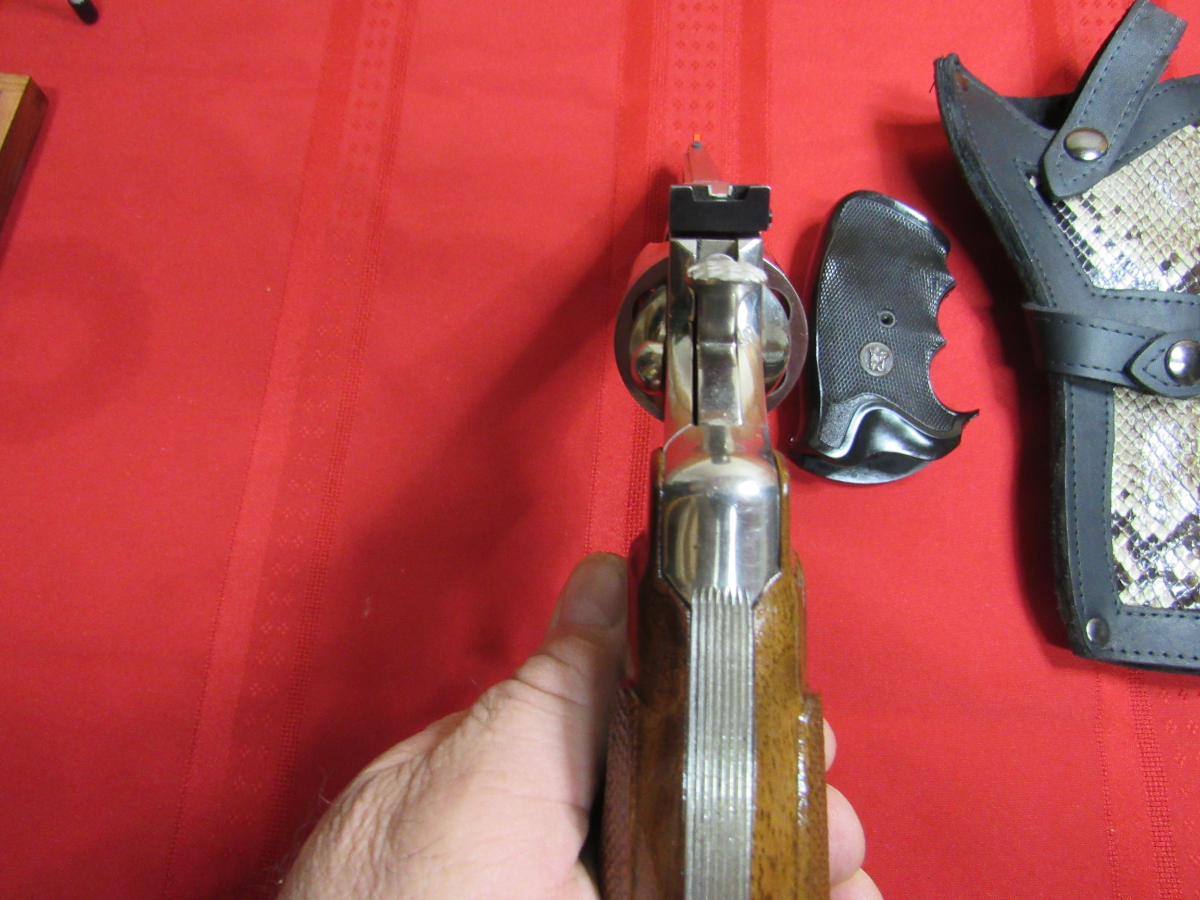 Colt Python Nickel Plated 6 Inch Barrel. .357 Magnum For Sale at ...