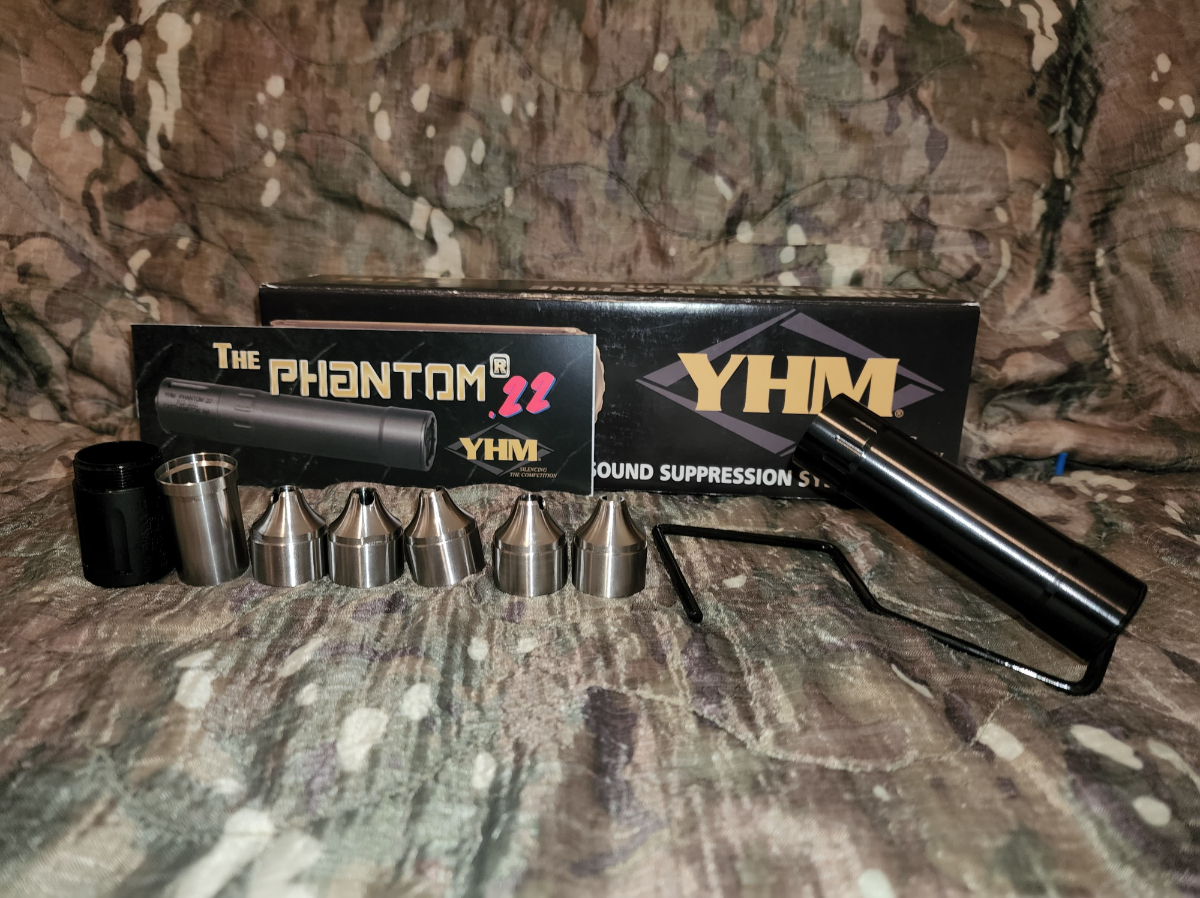 YHM PHANTOM .22 SOUND SUPPRESSOR .22 LR 17221569 - GunAuction.com